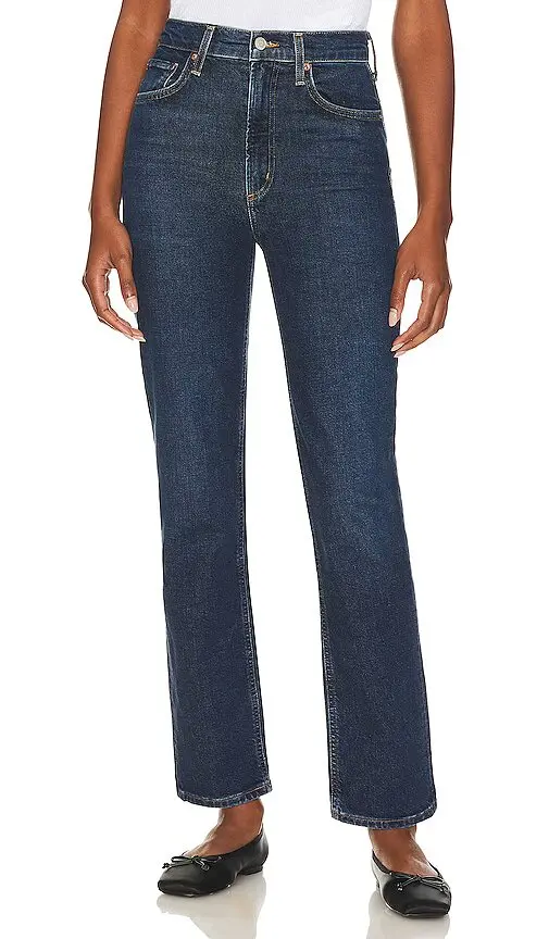 AGOLDE High Rise Stovepipe Jeans - Song