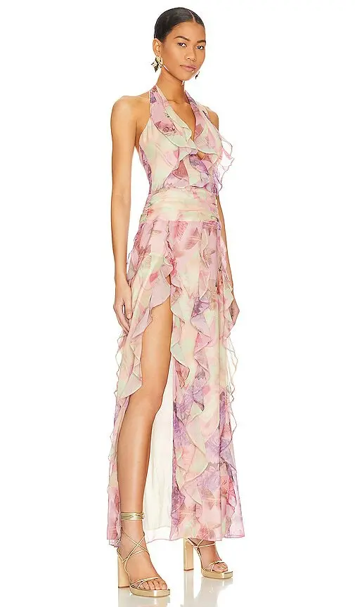 Nbd Divya Maxi Dress - Patchwork Multi | Editorialist