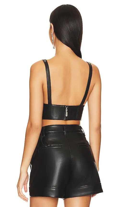 knee length dresses for ladies As by DF Women's The Lbd Upcycled Leather Dress - Black