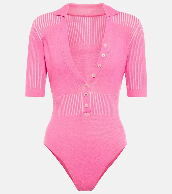 Jacquemus Le Body Yauco Bodysuit - Pink