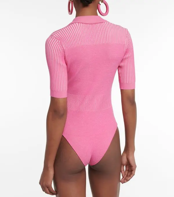 Jacquemus Le Body Yauco Bodysuit - Pink