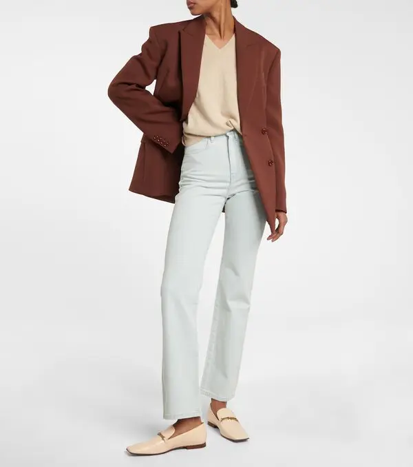 JOSEPH Fulham High-rise Straight Jeans