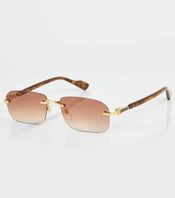 Gucci Gg Rectangular Sunglasses
