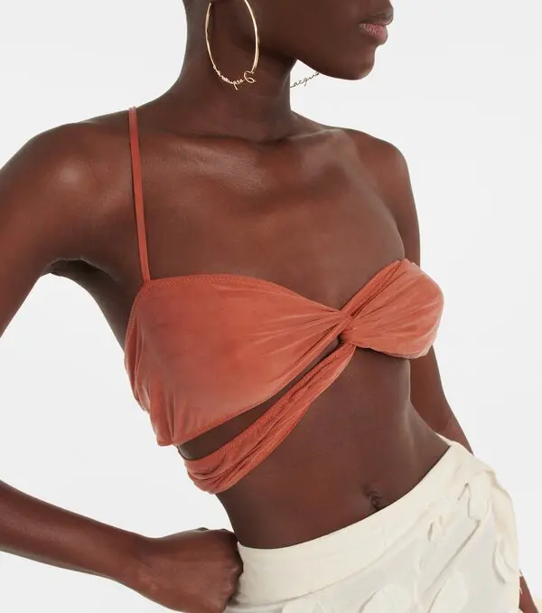 Jacquemus Le Bandeau Espelho Bandeau Top