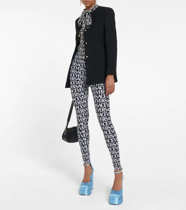 Versace Medusa Aevitas Platform Pumps - Blue