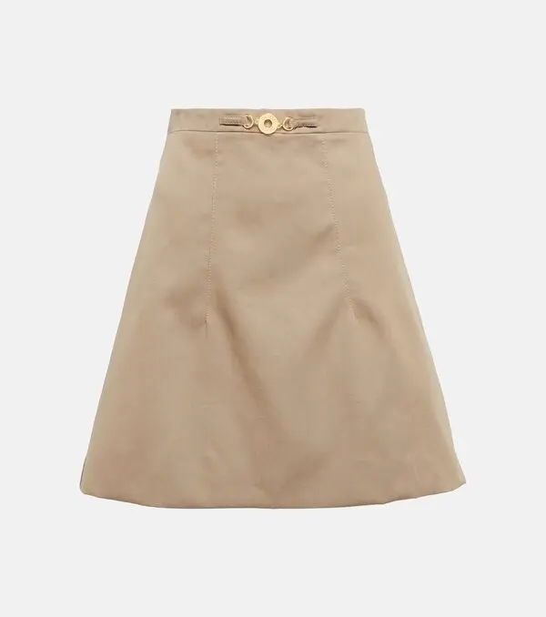 PATOU Cotton Mini Skirt