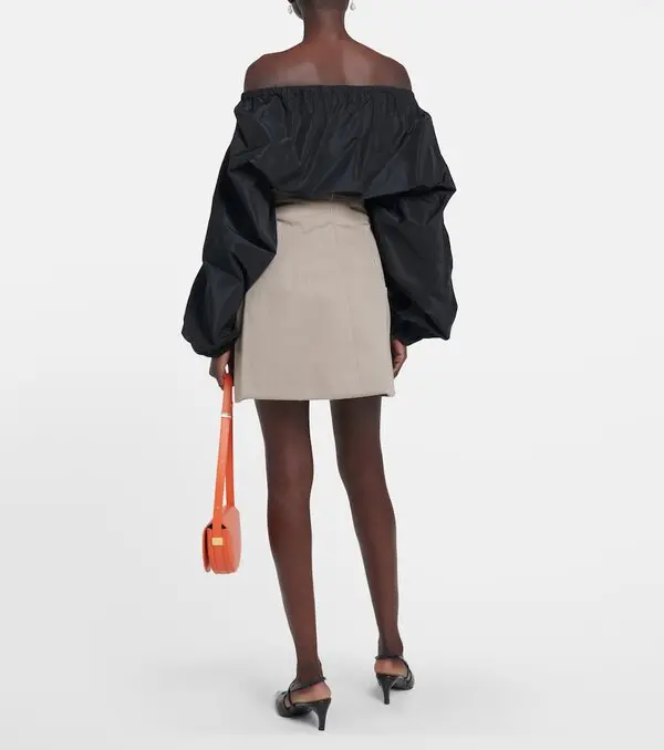 PATOU Cotton Mini Skirt