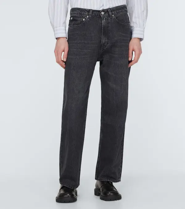 Our Legacy Third Cut Wide-leg Jeans - Grey