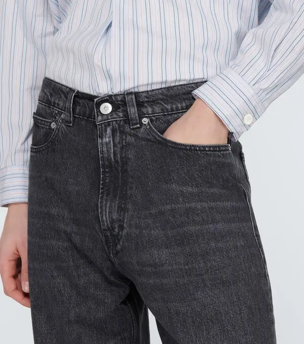 Our Legacy Third Cut Wide-leg Jeans - Grey