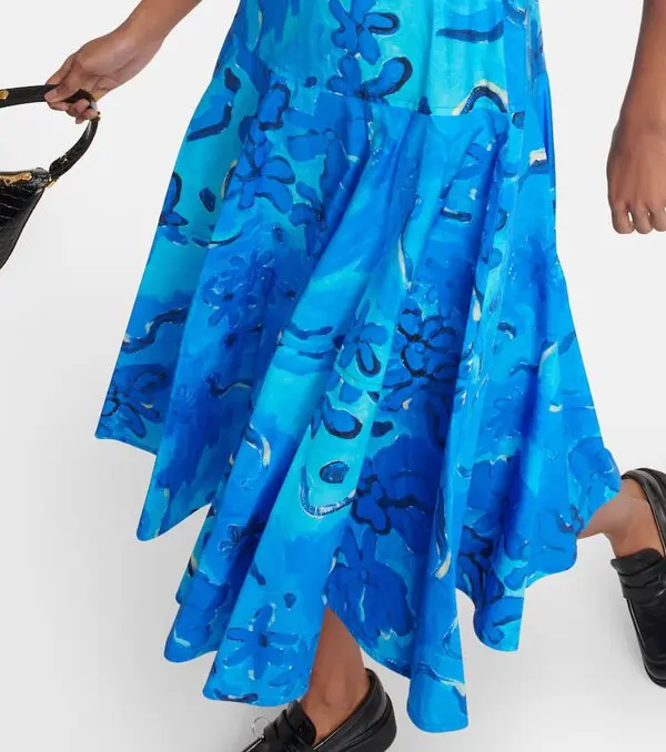 Marni Printed Cotton Midi Dress