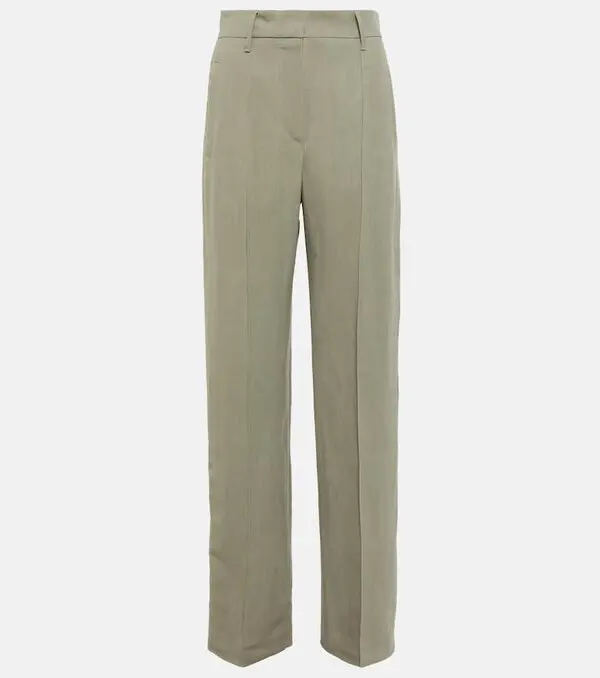 Brunello Cucinelli Straight Leg Twill Pants