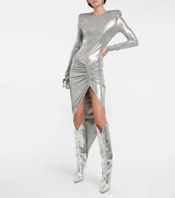 Alexandre Vauthier Jersey Midi Dress