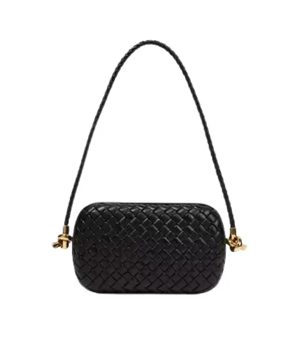 Bottega Veneta Knot On Strap Leather Shoulder Bag