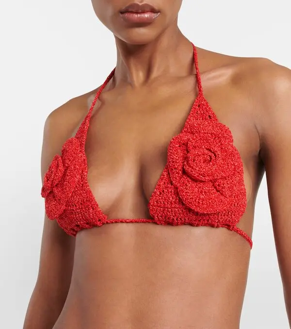Magda Butrym Knit Bikini Top