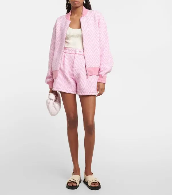 BARRIE Cashmere And Cotton-blend Bouclé Shorts