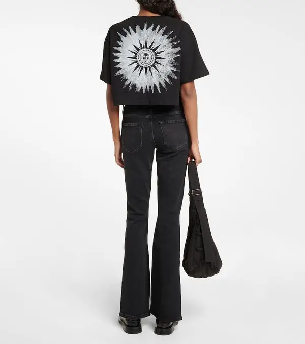 FRAME High-rise Skinny Jeans - Black