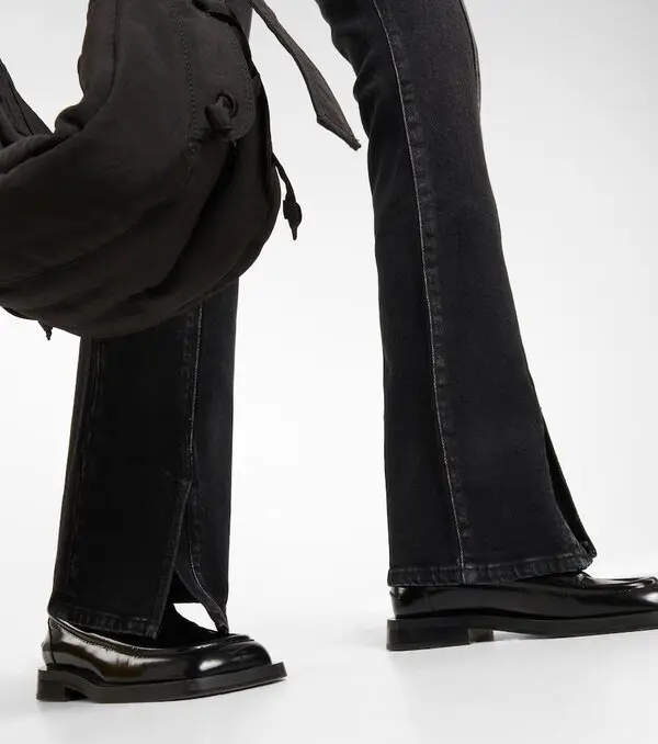 FRAME High-rise Skinny Jeans - Black