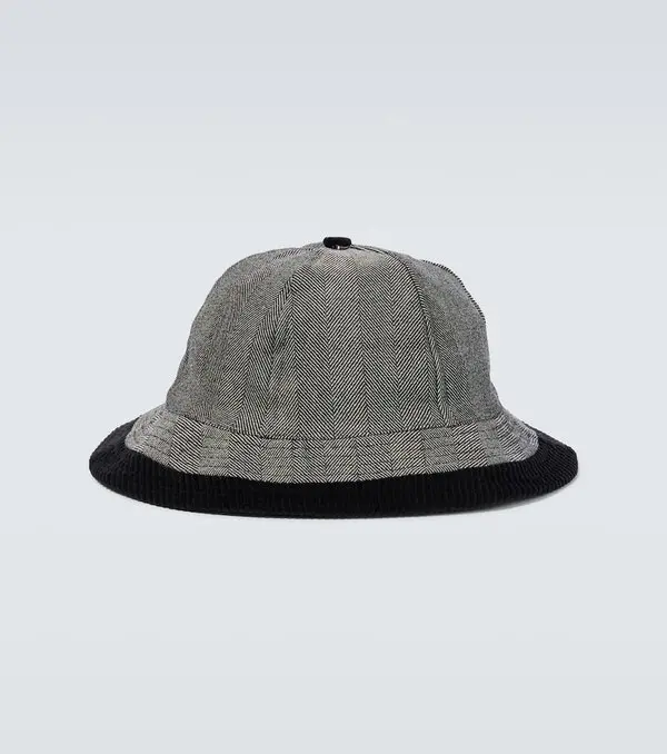 BODE Herringbone Bucket Hat - Brown