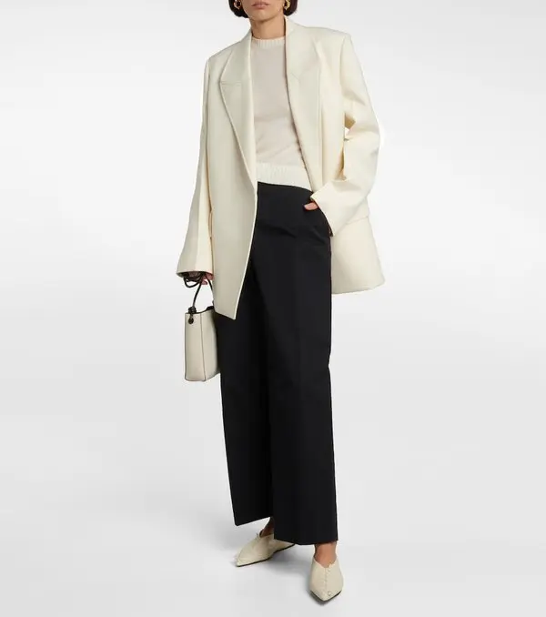 JIL SANDER Leather Ballet Flats