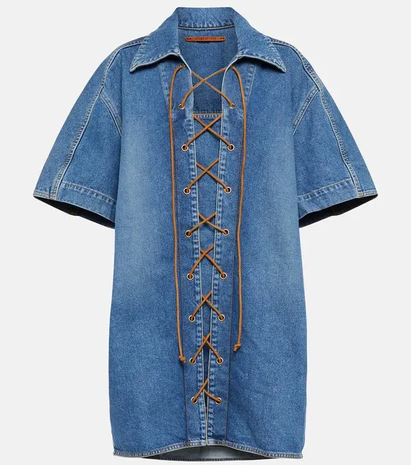 PETAR PETROV Amos Denim Minidress