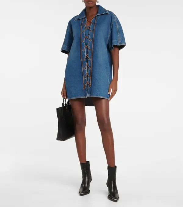 PETAR PETROV Amos Denim Minidress