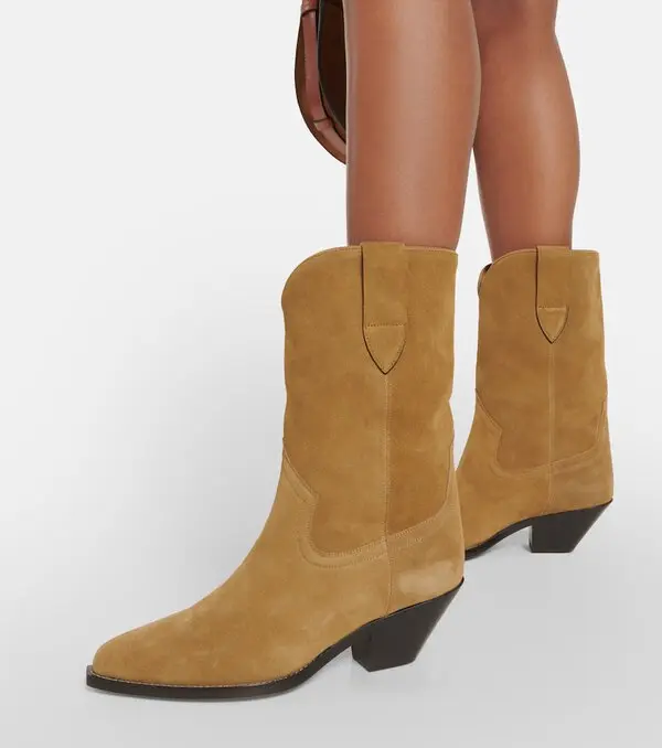 Isabel Marant Étoile Dahope Suede Boots - Brown
