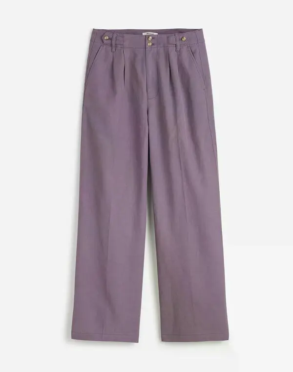 Madewell Plus Harlow Wide-leg Pants - Smoky Grape