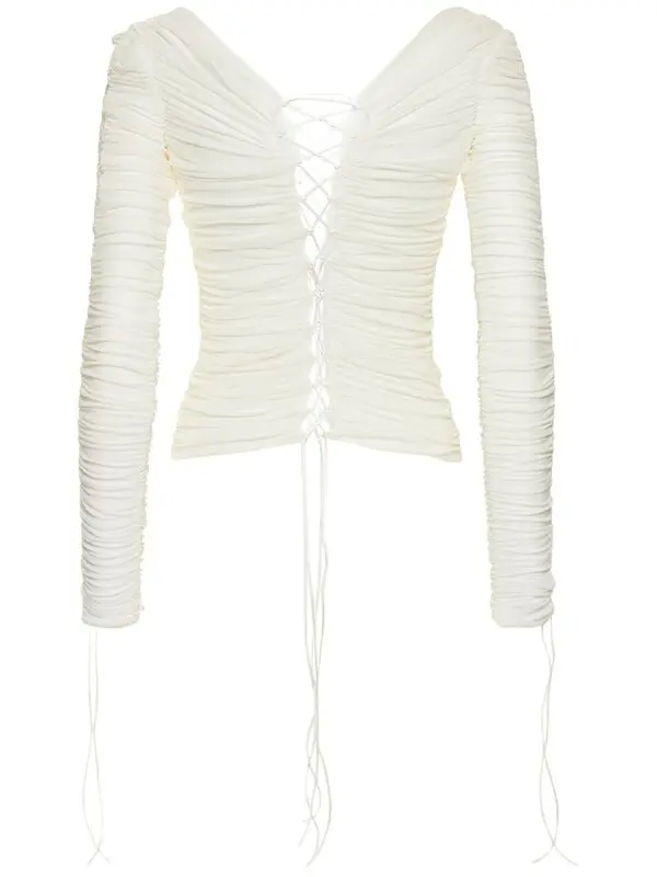 INTERIOR The Knit Viscose Top