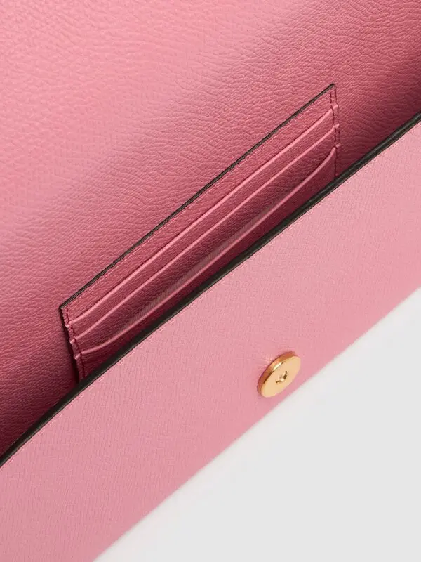 Valentino Garavani Vlogo Signature Leather Pouch