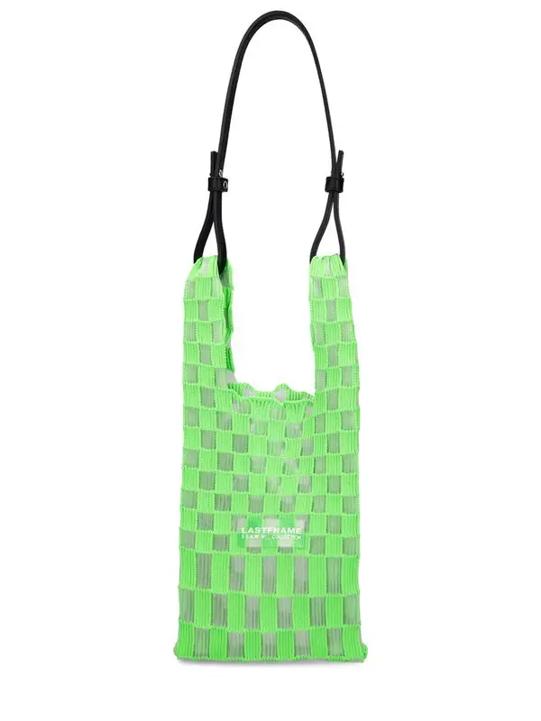 LASTFRAME Small Sheer Ichimatsu Market Bag