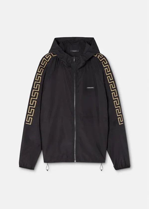 Versace Greca Nylon Gym Track Jacket