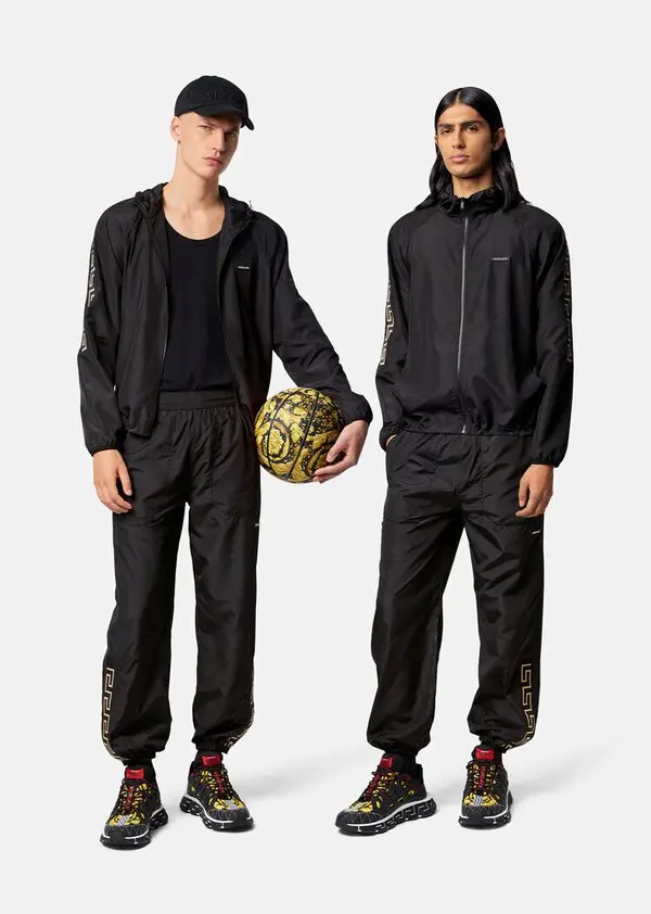 Versace Greca Nylon Gym Track Jacket