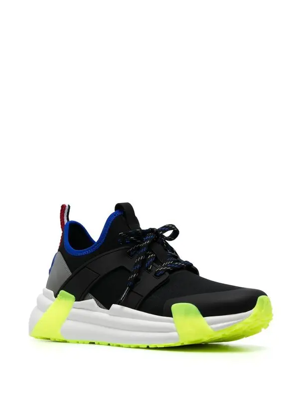 Moncler Lunarove Low-Top Sneakers - Black | Editorialist display picture 1