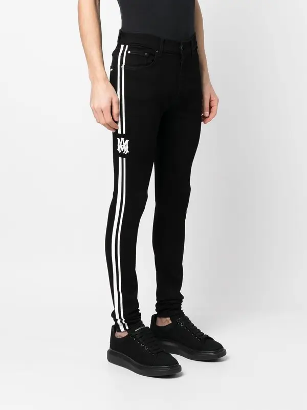 Amiri M.a. Track" Skinny Jeans - Black
