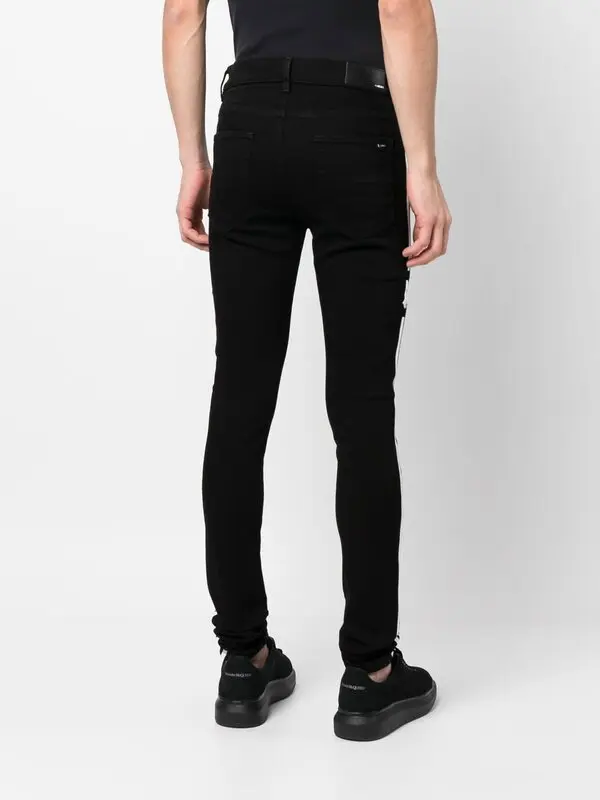 Amiri M.a. Track" Skinny Jeans - Black