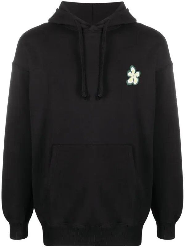 Camper Floral Print Cotton Hoodie