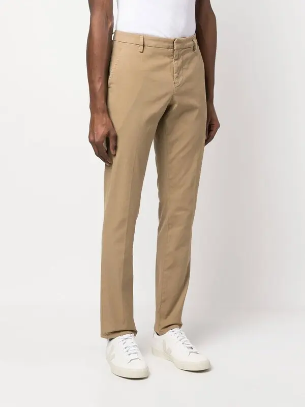 DONDUP Straight-leg Chino Trousers - Neutrals