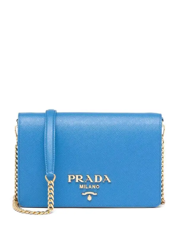 Prada Logo Plaque Crossbody Bag