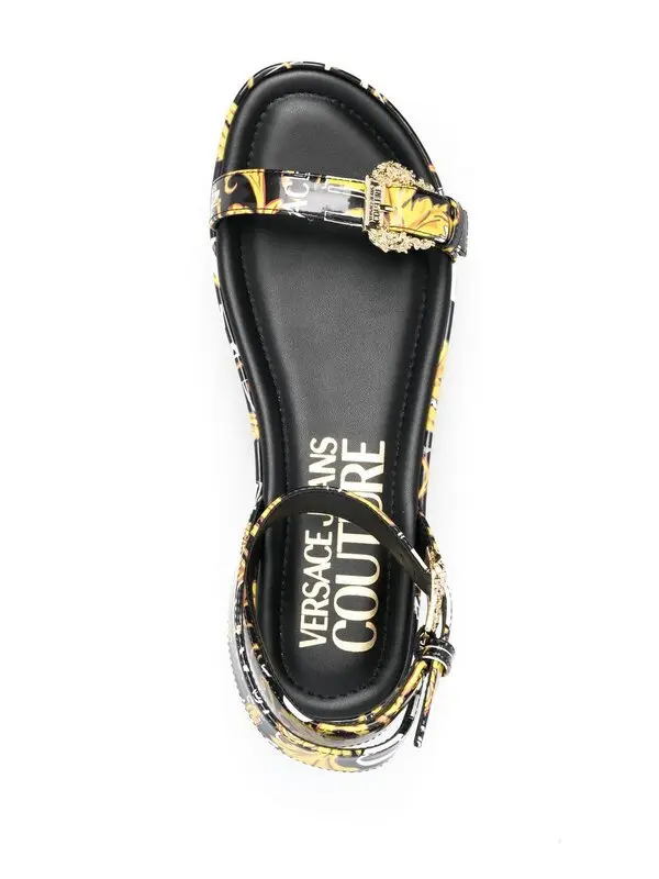 Versace Baroque Pattern-print 70mm Sandals