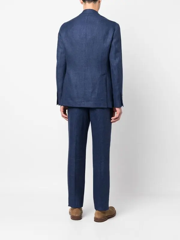 Brunello Cucinelli Single-breasted Two-piece Suit - Blue