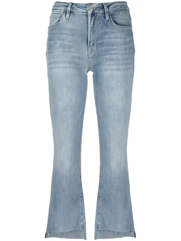 FRAME Cropped-leg Jeans