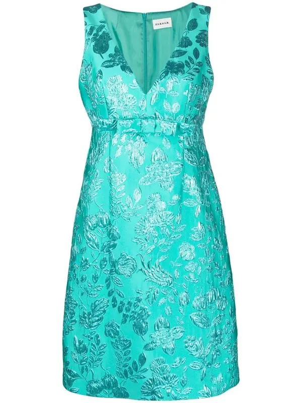 P.a.r.o.s.h Floral-embroidered Minidress
