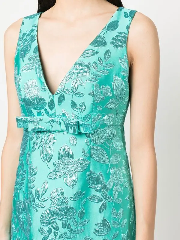 P.a.r.o.s.h Floral-embroidered Minidress