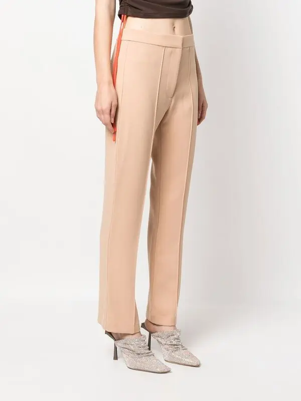 Alex Perry Pleated Straight-leg Trousers