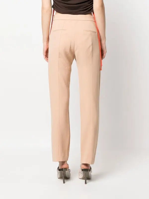 Alex Perry Pleated Straight-leg Trousers