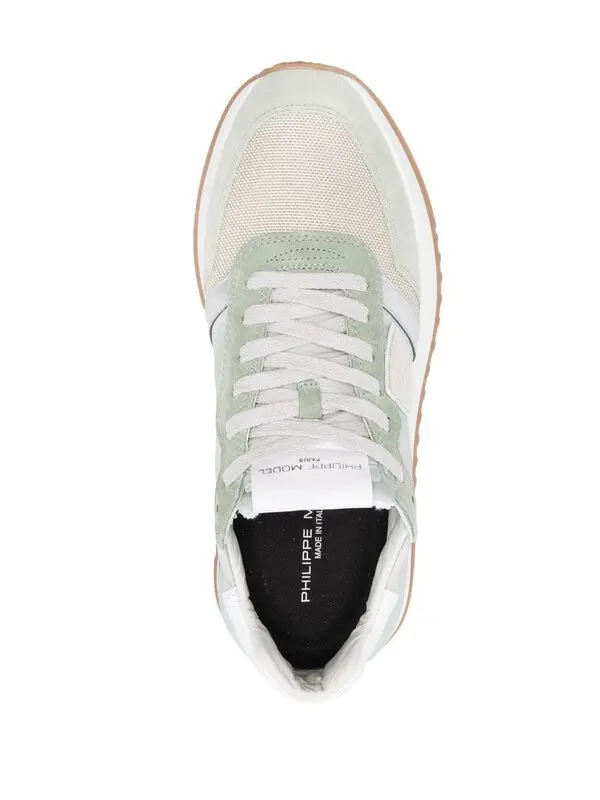 Philippe Model Low-top Suede Sneakers - Green