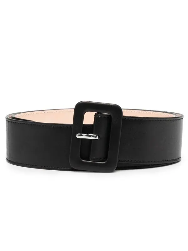 MAISON MARGIELA Buckled Leather Belt - Black
