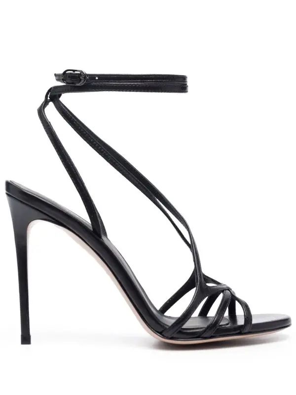 LE SILLA Belen 110mm Sandals - Black