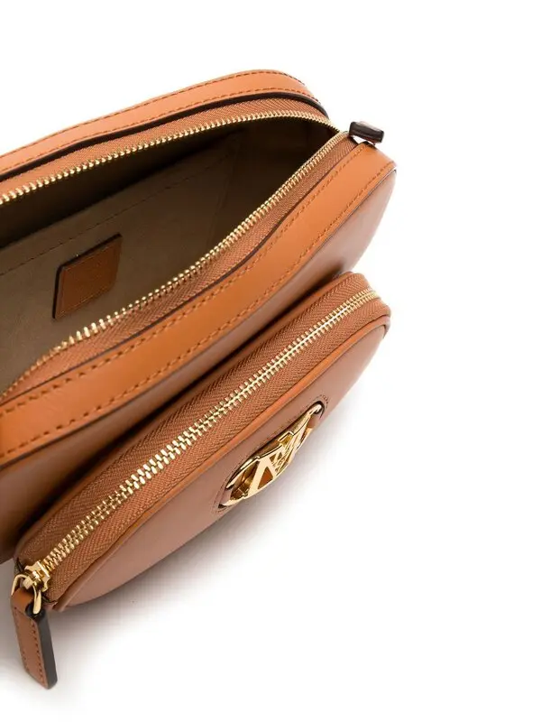 Mcm Mini Mode Travia Crossbody Bag - Brown