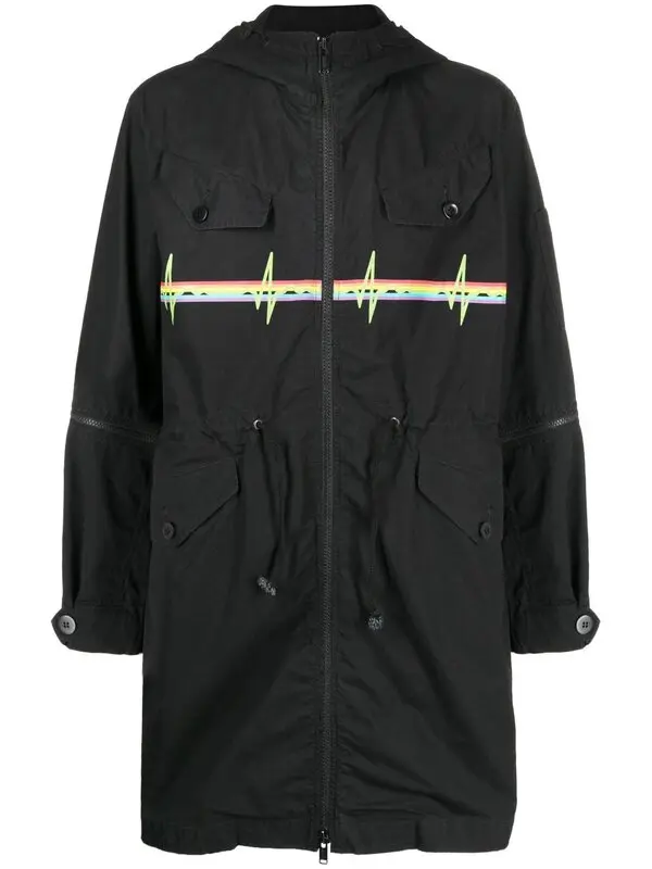 Undercover Graphic-print Hooded Parka